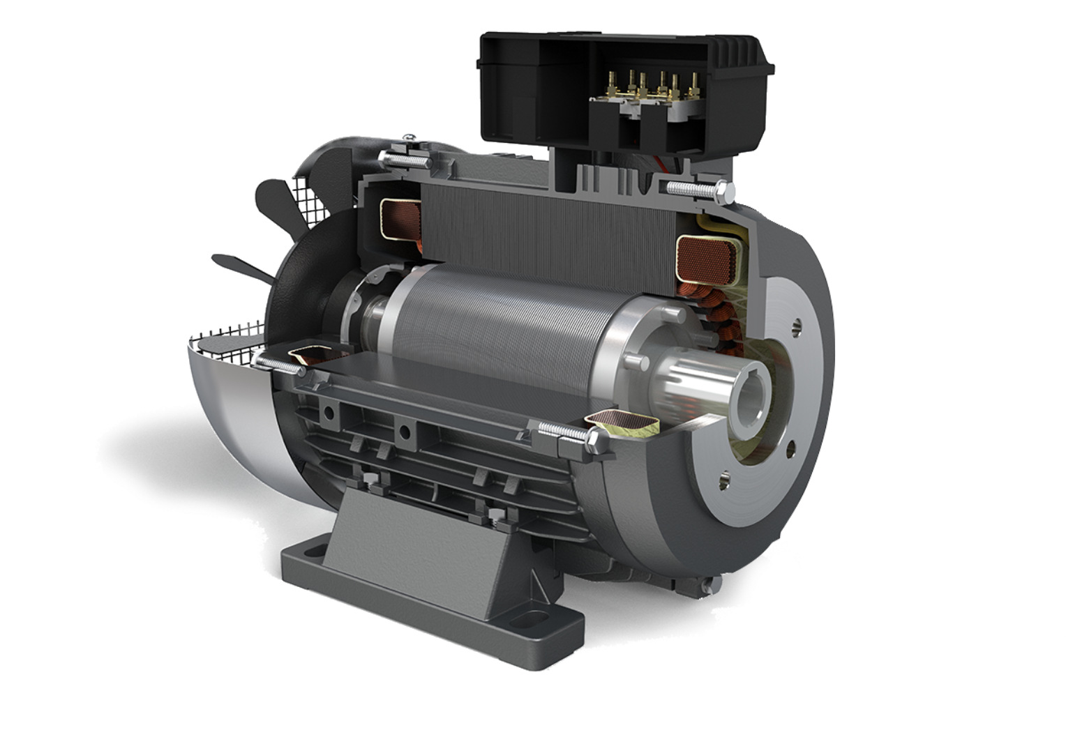 Vertical Hollow Shaft Motors Used for Pump & Agitator